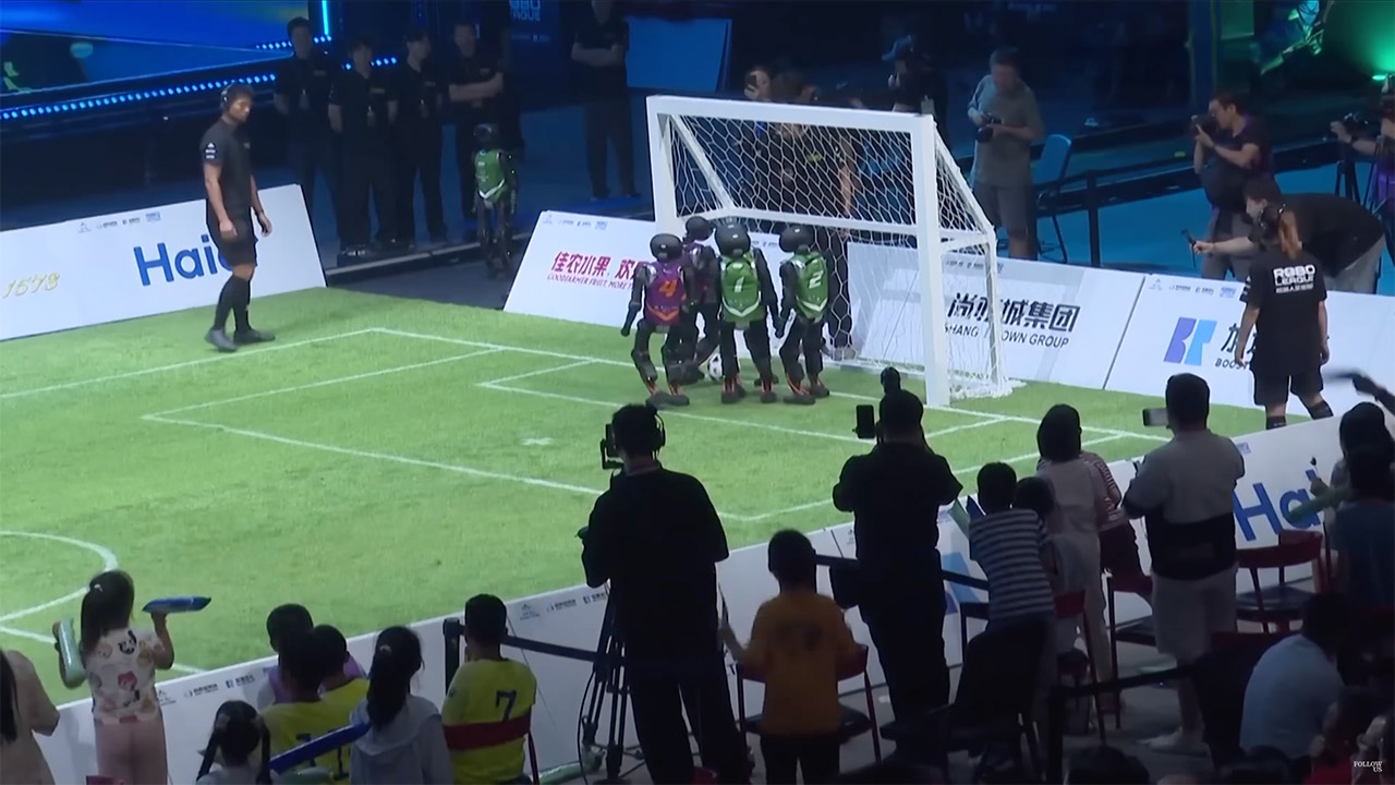 World's First 3-on-3 Autonomous Robot Football Match Takes Place in ...