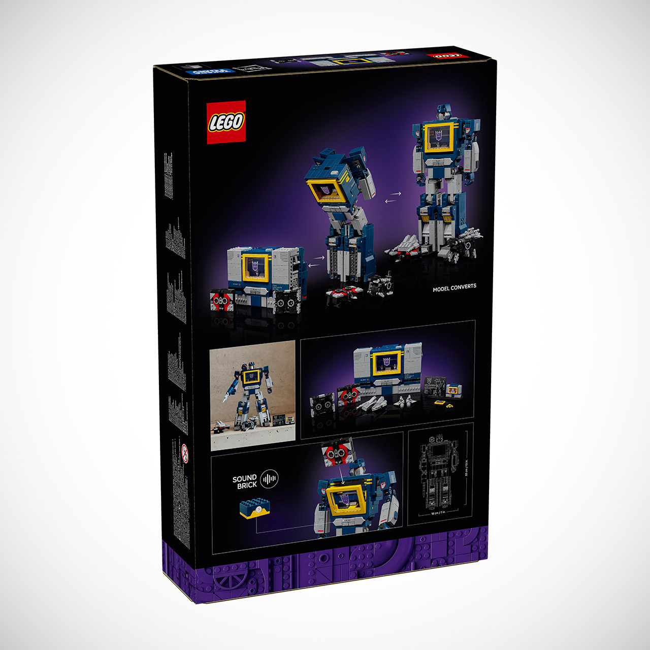 LEGO Icons TRANSFORMERS Soundwave Set (10358) Revealed, Features ...