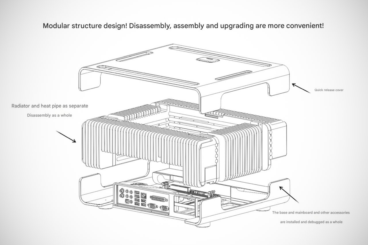 This 47-Pound Copper Colossus is Actually a Fanless PC Case - TechEBlog