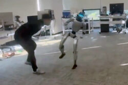 Man in Motion Capture Suit Learns Painful Lesson in Robot Control ...